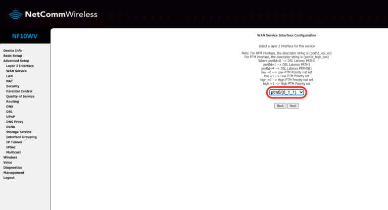 How to setup your NetComm NF10WV modem for nbn FTTN/FTTB
