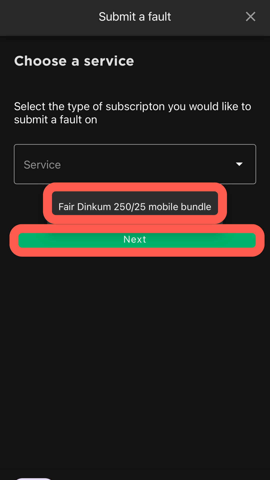 How do I log a fault for my internet service?
