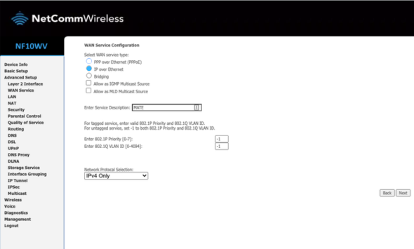 How to setup your NetComm NF10WV modem for nbn FTTN/FTTB
